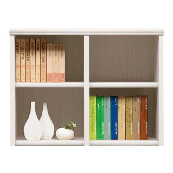 【サイズ】幅100cm ×奥行35cm ×高さ60cm【材質】プリント紙【カラー】ＷＨ◆多目的に組み合わせられる、ユニットタイプの書棚です。◆お部屋のスペースに合わせて、すっきりと設置できるのが魅力。◆天面、側板面、台輪面に木目調素材を使用...