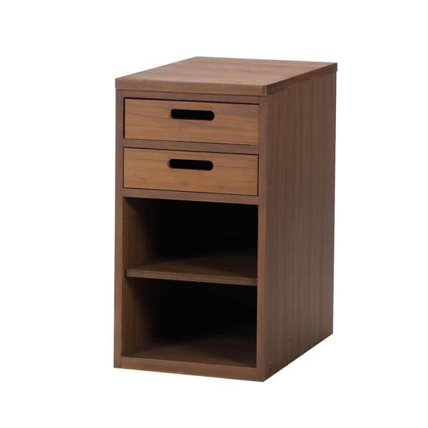 【サイズ】幅40cm ×奥行60cm ×高さ73cm【材質】ウォールナット突板【カラー】0◆フォーピースシリーズに新しいアイテムが加わりました。◆デスク：デスク脚はモダンなブラック色とベーシックなミドルブラウン色からお選びいただけます。◆デ...