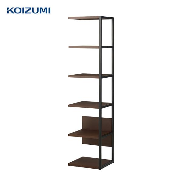 【サイズ】幅43cm ×奥行40cm ×高さ178cm【材質】ホワイトオーク突板/スチール【カラー】ＷＴＢＫ◆木とアイアンを組み合わせた壁面シェルフシリーズです。             ◆お部屋の大きさや収納する量によってカスタマイズでき...