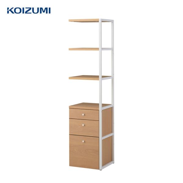 【サイズ】幅43cm ×奥行40cm ×高さ178cm【材質】ホワイトオーク突板/スチール【カラー】ＭＯＷＨ◆木とアイアンを組み合わせた壁面キャビネットシリーズです。             ◆お部屋の大きさや収納する量によってカスタマイズ...