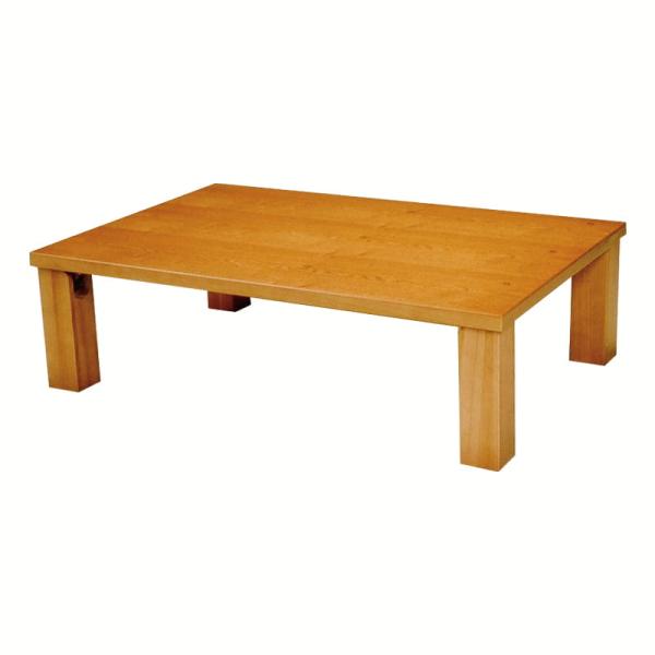 【サイズ】幅120cm ×奥行80cm ×高さ35cm【材質】タモ突板【カラー】5Y)タモ◆脚が天板の中に収納される折れ脚タイプ。　使用しないときはコンパクトになるので、邪魔になりにくいです。◆軽量タイプ（約10ｋｇ）で、移動が楽にできます...