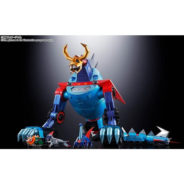 『ガイキング&amp;大空魔竜』が超合金魂の記念すべき100作目として登場!　◆仕様：【サイズ】ガイキング：全高約175mm(パート1、2、3の3機に分離・合体)、大空魔竜：全長約750mm 【素材】ABS・PVC・ダイキャスト 【使用電池...