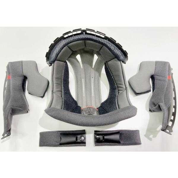 ※本製品はSHOEI純正品ではありません。ヘルメット内装セットです。(XXLサイズ)XR-1100およびX-TWELVE(X-12)に適合する互換品(社外品)です。社外品のため、純正品よりフィッティングがタイトな傾向があります。きつくなる事...