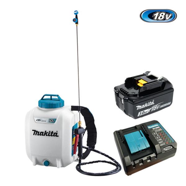 商品仕様●セット内容：本体、バッテリ(BL1830B)、充電器(DC18WC)●タンク容量　MUS078D:7L　MUS108D:10L　MUS158D:15L●最高圧力：0.5MPa●電源：直流18V●吐出量［L/分］：噴霧 約0.90(...