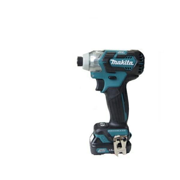 【makita】マキタ＜BLモーター搭載＞充電式インパクトドライバ TD111DSHX スライド式10.8V(1.5Ah)(青) フルセット品(本体・バッテリBL1015×2個・充電器・ケース付き)マキタ 充電式インパクトドライバ TD11...