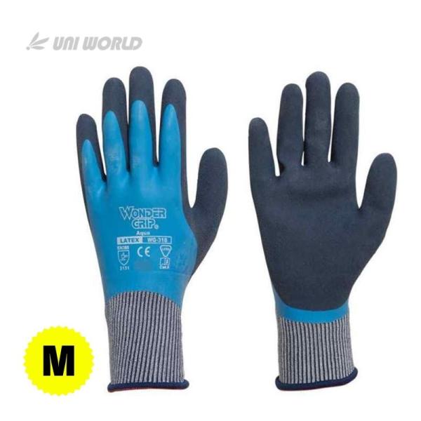 <特徴>表面に「プレミアムフィニッシュ」を施したゴムコーティング手袋手の甲部にコーティングが無く、通気性のある背抜きタイプ<仕様>素材 コーティング部分：天然ゴム/手袋繊維：ラテックスサイズ：M<用途>仕...