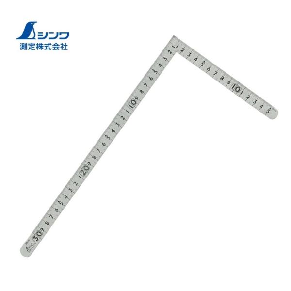 <仕様>●角部形状 同厚●表目盛 長枝：外目盛 30cm 内目盛 5ｍｍピッチ30cm短枝：外目盛 15cm 内目盛 5ｍｍピッチ30cm●裏目盛 長枝：外目盛 30ｃｍ 内目盛 5ｍｍピッチ30cm 短枝：外目盛 15cm 内...