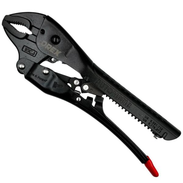 使用方法・用途●仮止め・固定・溶着・接合などの保持に素早くロック、簡単リリースのワンタッチ作業●薄物から厚物まで、握るだけの自動調節機構●掴む力加減を調整できるネジ付き使用上の注意●本品目的以外では使用しないでください。●幼児の手の届かない...