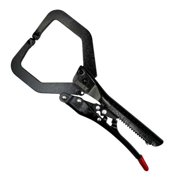 使用方法・用途●仮止め・固定・溶着・接合などの保持に素早くロック、簡単リリースのワンタッチ作業●薄物から厚物まで、握るだけの自動調節機構●掴む力加減を調整できるネジ付き使用上の注意●本品目的以外では使用しないでください。●幼児の手の届かない...