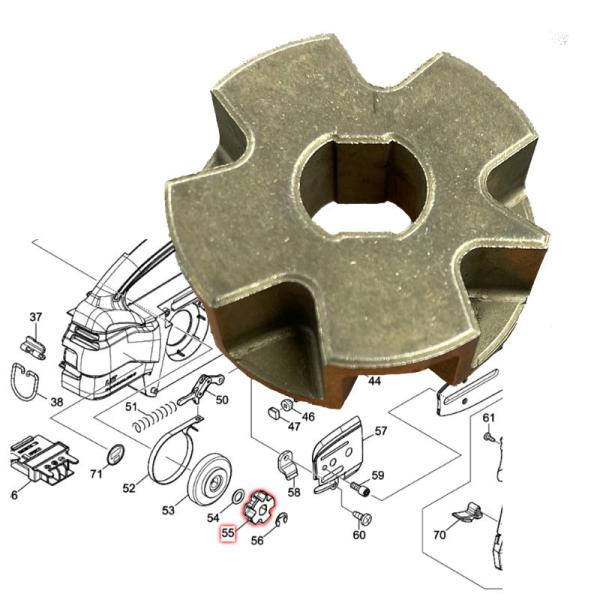 商品仕様チェーン刃取り付け部 部品ピッチ:1/4対応機種：MUC154DGNR MUC154DZNR MUC204CDGR MUC204CDZR MUC204DGNR MUC204DGXR MUC204DRGX MUC204DZNR MUC...