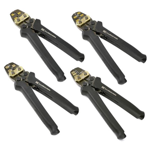 ●独自開発の圧着機構で圧着荷重軽減●作業性を追求した圧着工具●安心して使える高い安全形状●長く使える高耐久設計●作業負担を軽減したグリップフジ矢 KUROKIN 圧着工具 FC-15-BG ＋FC-45-BG＋FC-27-BG＋FC-45-...