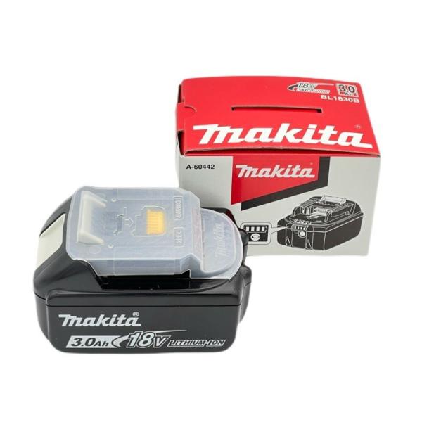【日本国内正規流通品/純正品】【makita】マキタ 18V リチウムイオンバッテリ(リチウムイオン電池パック) BL1830B(A-60442) 3.0Ah(アンペア時)(自己故障診断・電池残量表示)[日本国内正規流通品/純正品]マキタ ...