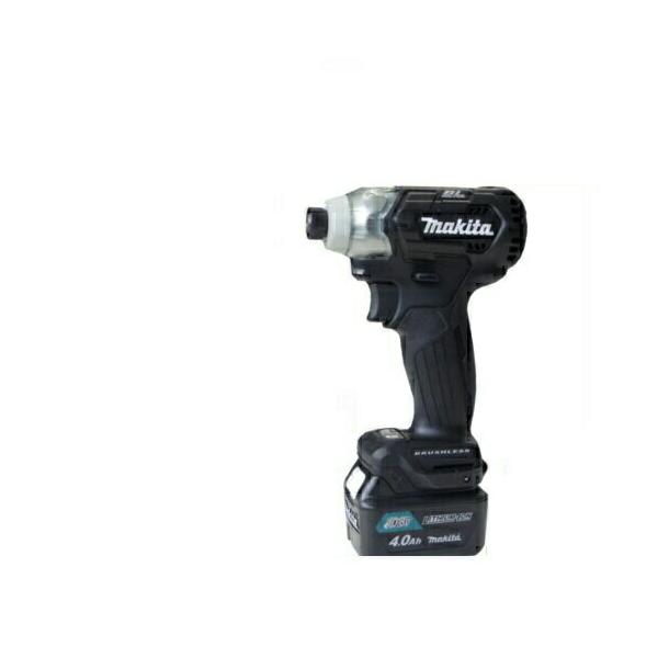 【makita】マキタ＜BLモーター搭載＞充電式インパクトドライバ TD111DSMXB スライド式10.8V(4.0Ah)(黒) フルセット品(本体・バッテリBL1040B×2個・充電器・ケース付き)マキタ 充電式インパクトドライバ TD...