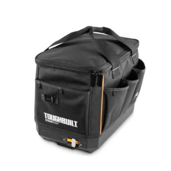 ●StachTech独自のオートロッキングシステムで簡単にスタック＆ロックが可能。●ヘビーデューティーな1680デニールナイロンと樹脂ボトムパネルで構成。●広いジッパー口で工具へ簡単にアクセス可能。●外側ポケット４、内側ポケット６。●アウト...