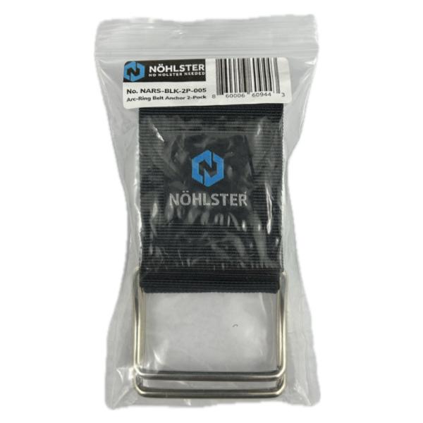NOHLSTER(ノルスター) NARS-BLK-2P アークリングベルトアンカー (2個入り)  ◇