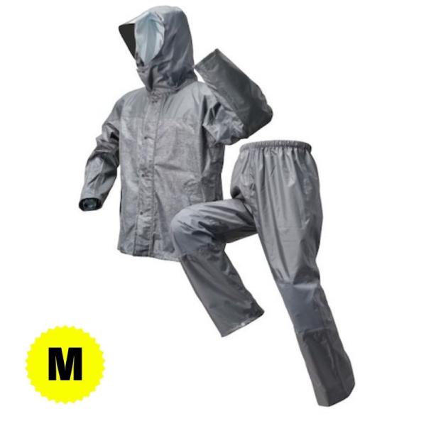 <特長>背中・膝など作業時に突っ張る部位には透湿性ストレッチ生地を採用し、他の部位には耐水性＆透湿性に特化した生地を使用しています。上着は、水の侵入を防ぐ前たて、手袋使用時に便利な2重袖、視認性の良い透明フード、左右両サイドにポ...