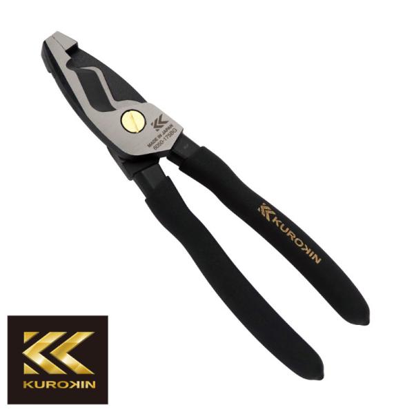 フジ矢 KUROKIN 6050-175BG ケーブルペンチ 175mm 黒金(クロキン) ◇