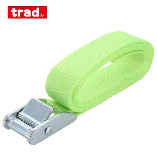 <特長>●ベルト式だから、結束固定するものを傷つけにくい！<仕様>ベルト長さ 2mベルト幅 25mm耐荷重 80kg破断強度 400kg<材質>●ベルト：ポリエステル●バックル：亜鉛合金<用途&gt...