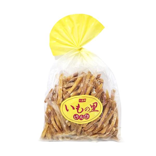 【商品名】いもの里　芋けんぴ【原材料】さつま芋(国産)、砂糖、植物油脂(菜種油、パーム油)【内容量】340g【商品説明】鮮やかな黄金色の芋けんぴ！食感は比較的しっとりとしていて程よい硬さを残した仕上がりです！