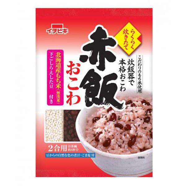 食卓で炊きたての赤飯おこわが簡単にお楽しみいただけます。無洗米のもち米、下ごしらえした豆、豆から抽出した自然な色合いの煮汁、ごま塩がセットになっているので、いつでも炊き立てのお赤飯がお楽しみいただけます。北海道産のこだわりもち米使用。 ――...