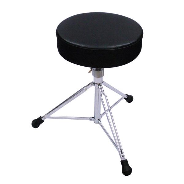 シートを回転させて高さを調節する、軽量コンパクトなスクリューロッドタイプスローン。ドラム用としてはもちろん、ギターやキーボードなどを弾く時にもオススメ。高さ調整幅：450mm〜650mm【td50scssetto】