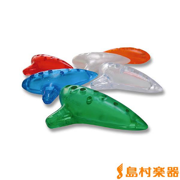 陶器オカリナメーカーがビギナー向けに製作したプラオカリナ。（スチロール製)大きめのサイズのアルトC。仕様サイズ：40×135×90mm重量：95g