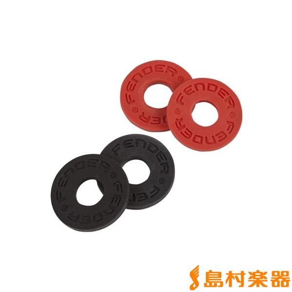 ストラップを落ちにくくします。脱着可能です。黒2枚と赤2枚（計4枚）封入