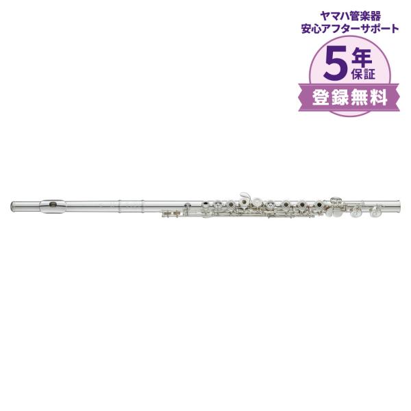［暖かく豊かな音色を持つ、ヤマハフルート管体銀製モデル］○特徴頭部管、管体パイプを銀製とした上質感あふれるシリーズ。伸びのある響きと暖かく豊かな音色を併せ持ち、より表情のある演奏が楽しめます。○仕様■オフセットリングキイ■Eメカニズム■頭部...