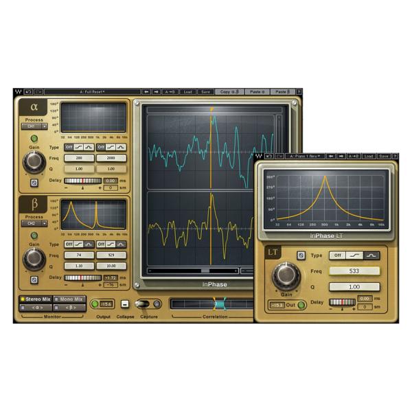 ・2つの波形表示画面がリアルタイムに補正後の結果を表示・任意に波形を時間軸上でドラッグ可能・サイドチェイン入力の信号にトラックを揃える機能・タイミングの差を補正するディレイ値による調整・全周波数にわたるフェーズシフトの状態を表示するフェーズ...