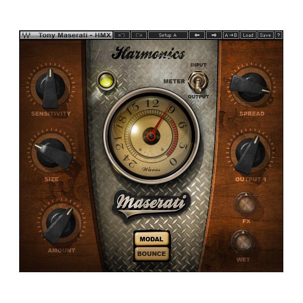 Tony Maserati、HMX Harmonics Generatorを語る：「’Modal’モードでは、HMXは適切な量のコーラスエフェクトでピアノをワイドにし、ボーカルデモに生命を与え、Wurlitzerの存在感を際だたせる、この世...