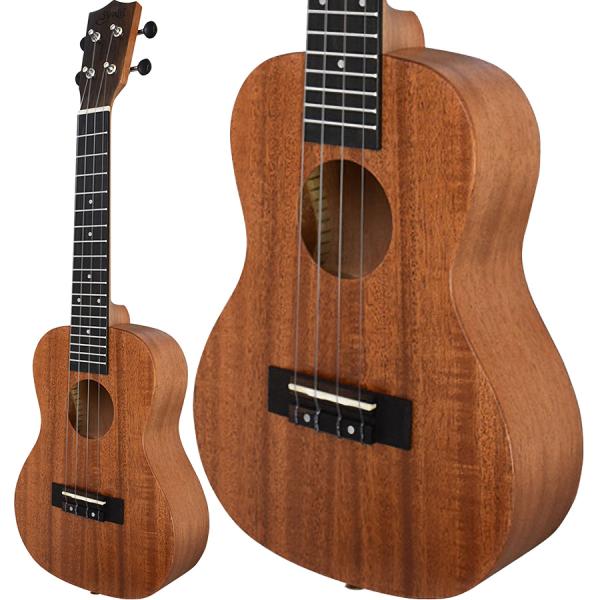 ウクレレの定番木材であるマホガニーのトップ単板モデルが新たに仲間入りしました！木材本来の風合いを活かしたシンプルなルックスながらサウンドはもちろん、ヘッドトップにもマホガニープレートをあしらい、ロゴはレーザー刻印と細部にこだわったスペックに...