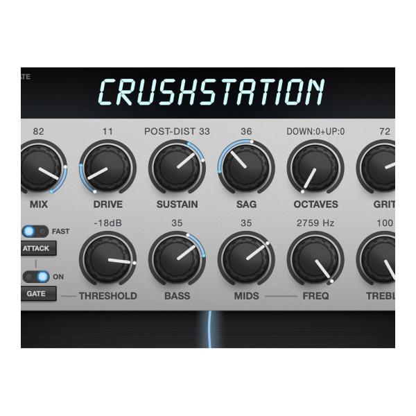 CrushStationアルゴリズムは、Eventide H9ストンプボックスに搭載されているオーバードライブ/ディストーション・コマンドセンサーです。そのアルゴリズムをDAWで使用できるようにプラグイン化した製品が「CrushStatio...