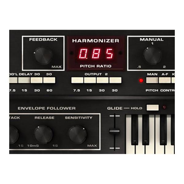 The H910 Harmonizer  は、「H910」オリジナルハードウェア機能を忠実にエミュレーションしたプラグイン・ソフトウェアです。 「H910」（1976年発表）オリジナルハードウェアはピッチシフト、モジュレーション、 ディレイ...