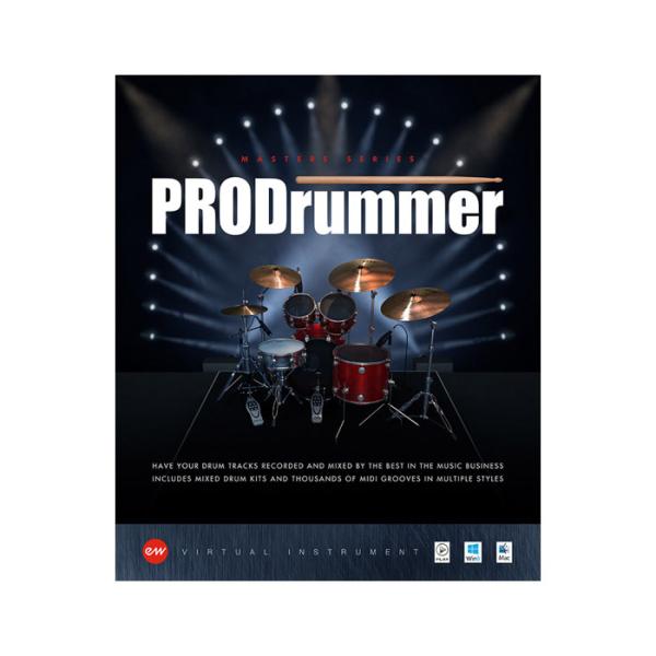 ProDrummer Volume 1 は約60GBのドラムキットとMIDIドラムグルーヴが入っています。ドラムの演奏はスティーブ・シデルニク（マドンナ、シール、マッシブアタック、プライマルスクリーム他多数を手掛けたドラマー）が担当し、プロ...