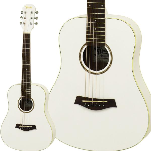 初めてギターを触る方へはもちろん、気軽に弾けるギターとしてもおすすめです。キッズギター教室に通われる、4才〜小学校低学年のお子さんにも適したサイズです。スケール: 530 mm全長: 約 845 mmボディ幅: 約 315 mmボディ厚: ...