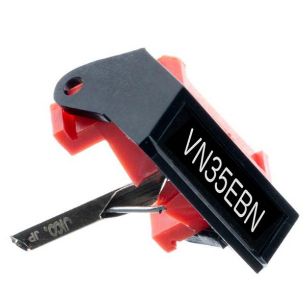 VN35EBNはジャズ喫茶『ベイシー』菅原正二氏監修SHURE V15 type III対応交換針です。特製シールを同梱しております。※こちらはカンチレバーがアルミ合金、チップは無垢ダエン針の交換針です。「VN35E ダエン針」とは異なりま...