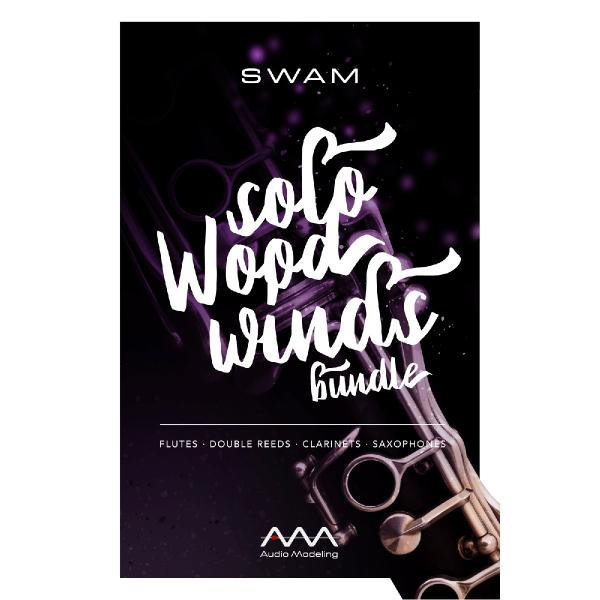 SWAM Solo Woodwinds Bundleは、SWAM Flutes， Double Reeds， Clarinets そして Saxophoneを一つに収録したバンドルです。SWAMインストゥルメントは、Audio Modeli...