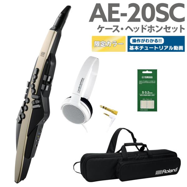 セット内容・【本体】エアロフォン AE-20 ×１・【ヘッドホン】audio-technica ATH-EP300S2 ×１・AE-20専用ケース演奏に必要な ACアダプター、マウスピース、ストラップはすべて本体に付属しております。電池駆動...
