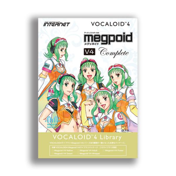 バーチャルボーカリスト「VOCALOID4 Megpoid V4 Complete」は、歌手・声優「中島愛」の声をベースに制作したVOCALOID4専用歌声ライブラリです。「Megpoid V4 Native」、「Megpoid V4 Ad...