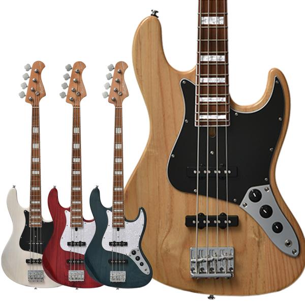 一般的なベースに採用される34インチスケールより短い33インチスケールを採用している点が最大の特徴。テンション感の緩さから運指のしやすさが高まり、初心者には勿論、テクニカルな演奏にも挑戦できる仕様。ボディにアッシュを採用することで硬質でレス...