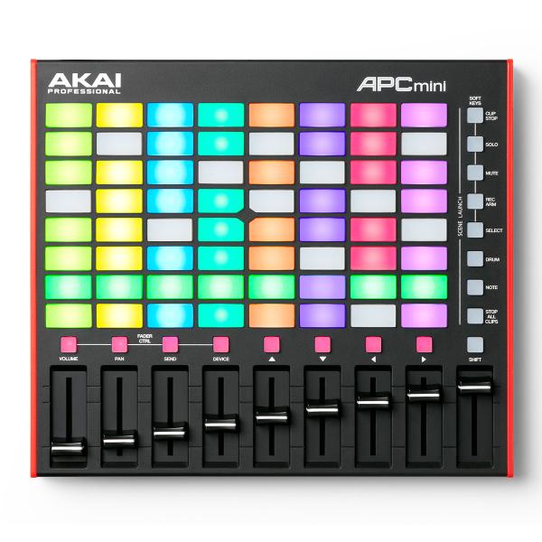 APC mini MK2はあらゆる環境での音楽制作に対応するコンパクトかつ持ち運びに便利なAbleton Live用クリップ・ローンチコントローラーです。必要な機能のみに厳選したレイアウトにより効率的にAbleton Liveのセッションビ...