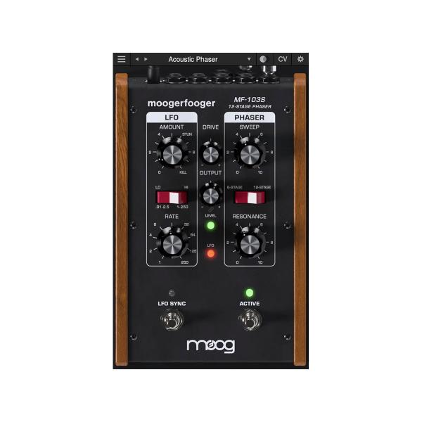 MF-103 12 Stage Phaserは1999年にリリースされ、オリジナルMoogモジュラーシンセサイザー直系の子孫で、2つのモジュラー機能を完璧に装備しました。6段/12段の電圧制御フェイザーと広範囲の電圧制御低周波オシレーター(...