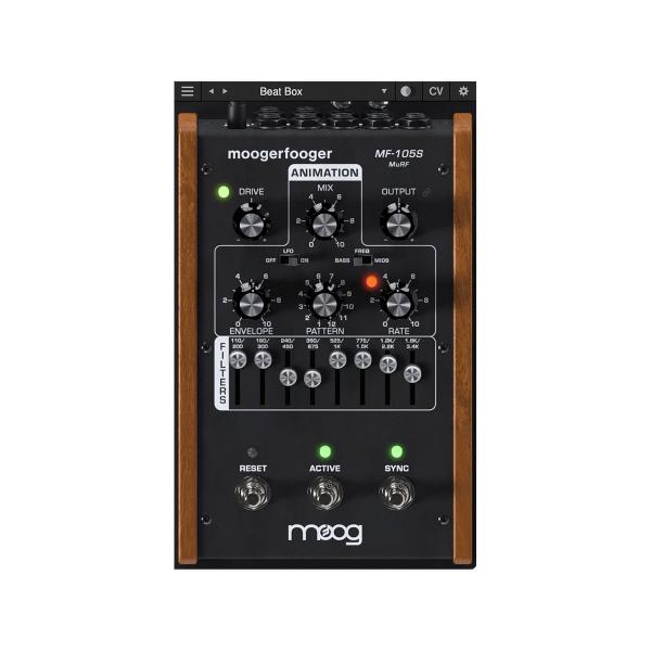 MF-105 MuRF (Multiple Resonant Filter Array)は2004年にBog Moogによって設計された、オリジナルMoogモジュラーシンセサイザーと業務用ラックエフェクト直系の子孫です。このデバイスは、低音...