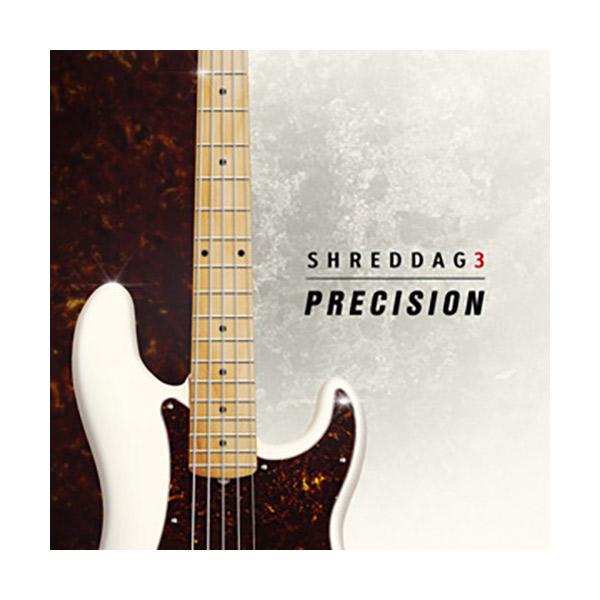 『SHREDDAGE 3 PRECISION』は、ロック／メタル／ポップ／ファンク／ジャズ／ブルースなど、どんなジャンルの音楽にも対応できる多目的エレクトリック・ベース音源です。ハイエンドな米国製5弦p-bass（フラットワウンド弦）のサウ...