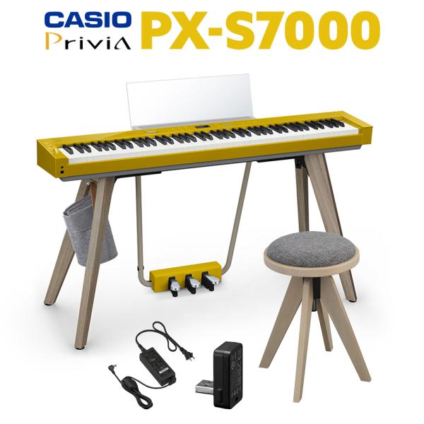 ”ピアノがある生活”の当たり前をくつがえす、数々の技術とこだわりの結晶がPrivia PX-S7000です。スタンド・ペダル一体型というピアノとしての様式美に、360°どこから見ても美しく魅せる全周デザイン、革新的な音響技術、グランドピアノ...