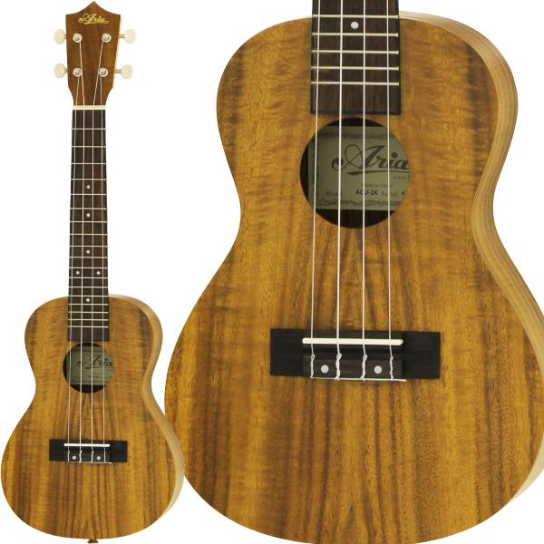 ウクレレの代表的なボディ材「コア材」を採用したコンサートウクレレ。歯切れの良い、明るいサウンドが特徴です。ギア式ペグの採用によるチューニングのしやすさも魅力です。【uk_hkoa】【【uk_shape_std】】