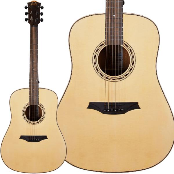 ”ギターを演奏する楽しさ”にフォーカスしたモデルです。演奏性だけでなく、サウンド、イントネーションなど、「音楽の旅を始めるにあたって良いギターとは何か」を突き詰めた設計になっています。スプルーストップとマホガニーサイドバックの最もポピュラー...