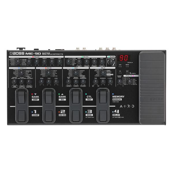 BOSSのMEシリーズは、軽量かつ堅牢な筐体に充実したパラメーター・ノブとフットスイッチを装備したマルチ・エフェクターです。コンパクト・エフェクターの様なノブ操作による直感的な音作りと、プレイヤーの演奏スタイルに合った柔軟なコントロールを実...