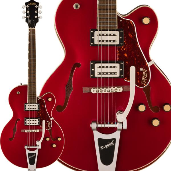 高次元のサウンドとパフォーマンスを求める現代のギタリストのために設計されています。G2420Tはモダンなサウンド、最新のエレクトロニクス、正真正銘のエレガントなスタイリングをフィーチャーし、”That Great Gretsch Sound...