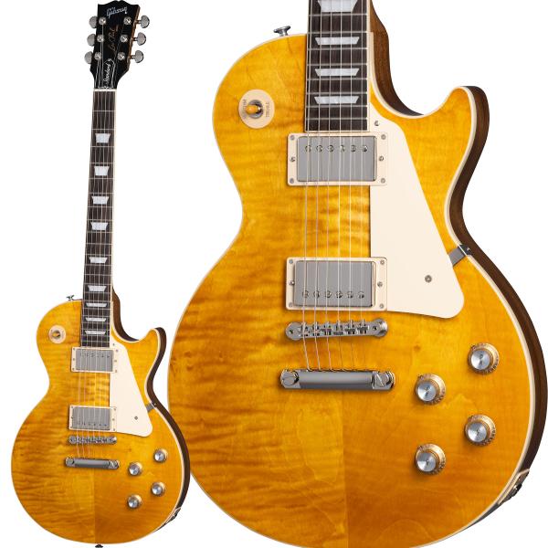 ギブソンの黄金期を象徴する60年代初期の仕様を完全再現した「Les Paul Standard 60s」に、美しいカスタムカラーのHoney Amberを追加したモデルです。ノン・ウェイトリリーフのマホガニー・ボディに鮮やかなAAフィギュア...